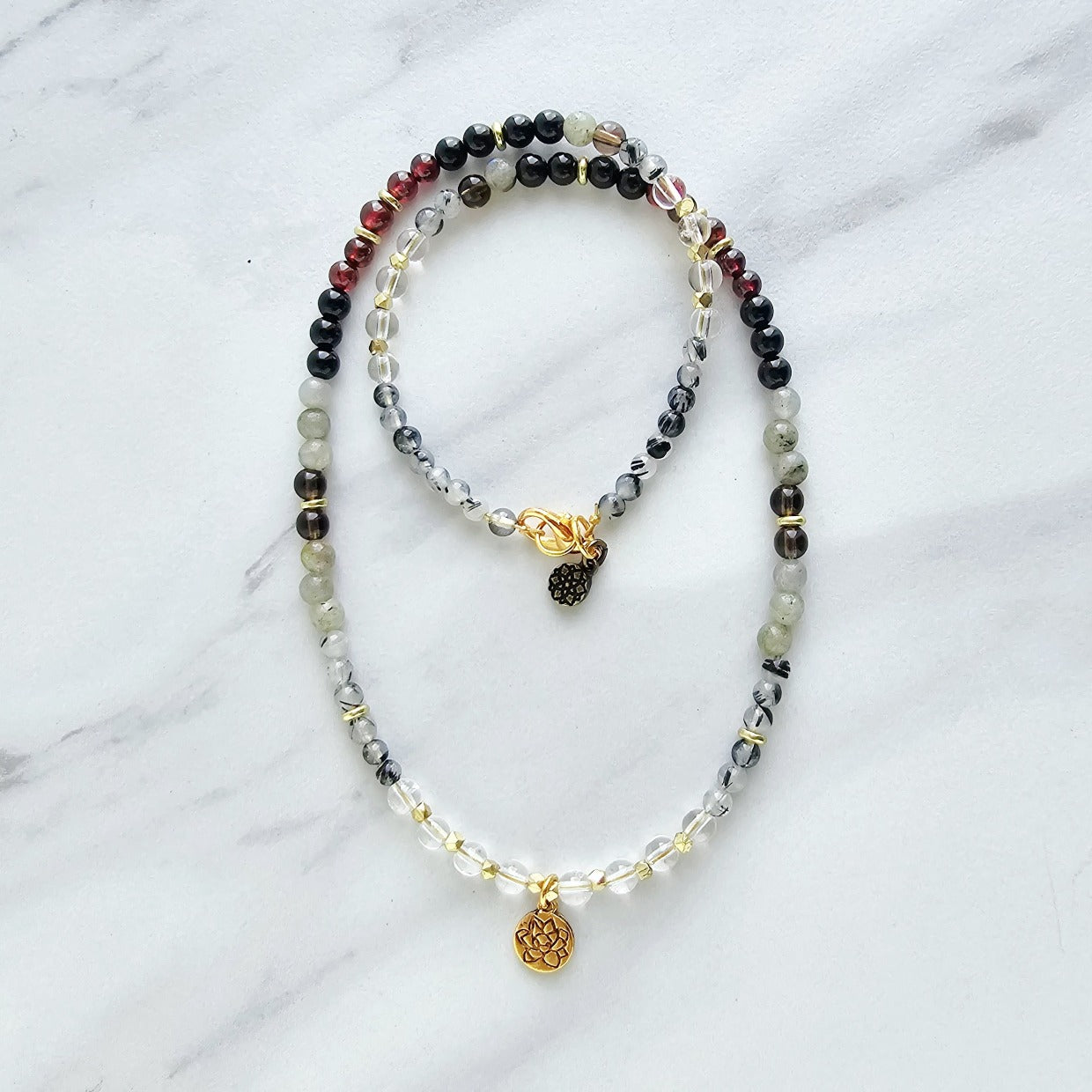 July - Water Lily | Necklace – Moxie Malas