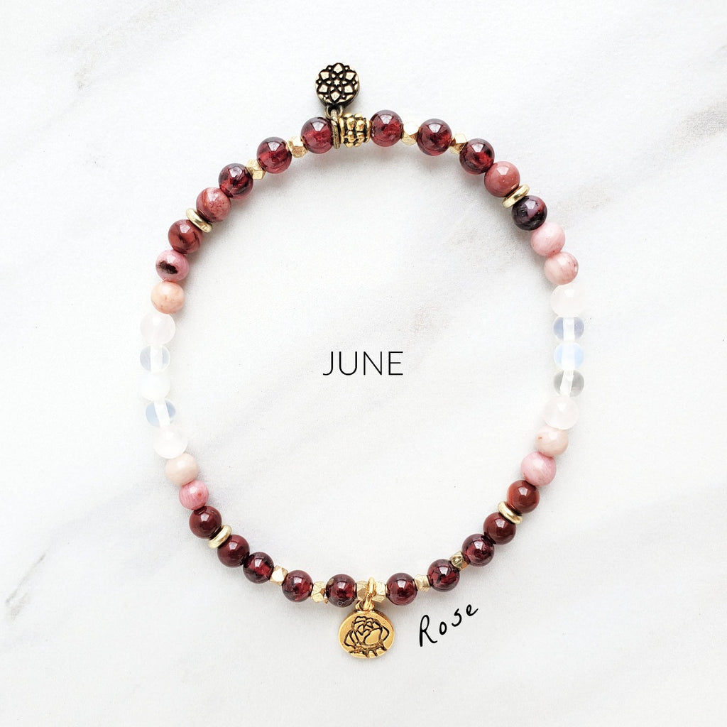 June - Rose | Bracelet – Moxie Malas
